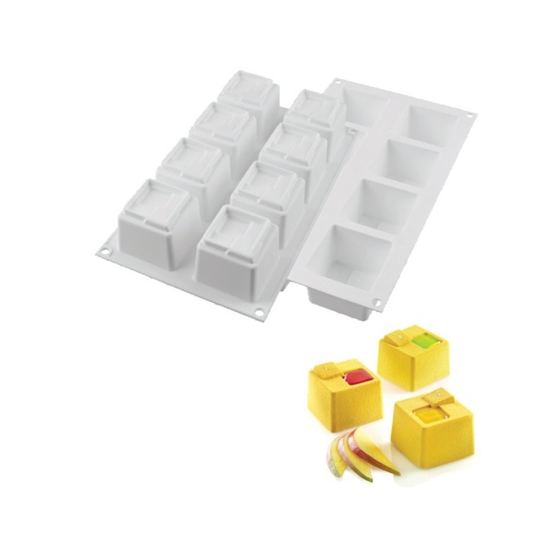 Comprar moldes de silicona curveflex Silikomart professional 4kuadro