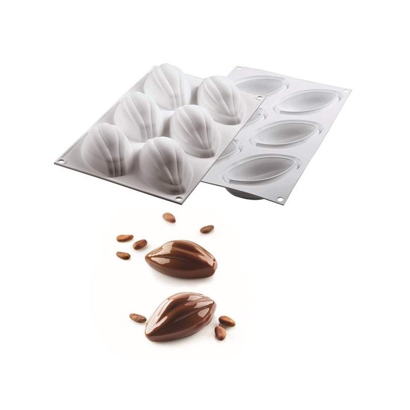 Comprar moldes de silicona serie Curveflex de Silikomart, Cacao 120