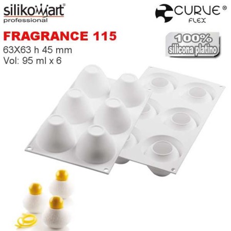 Comprar molde profesional Fragrance 115 CurveFlex de Silikomart