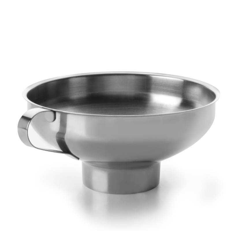 Embudo de boca ancha para rellenar tarros de Ibili de acero inox 18/10
