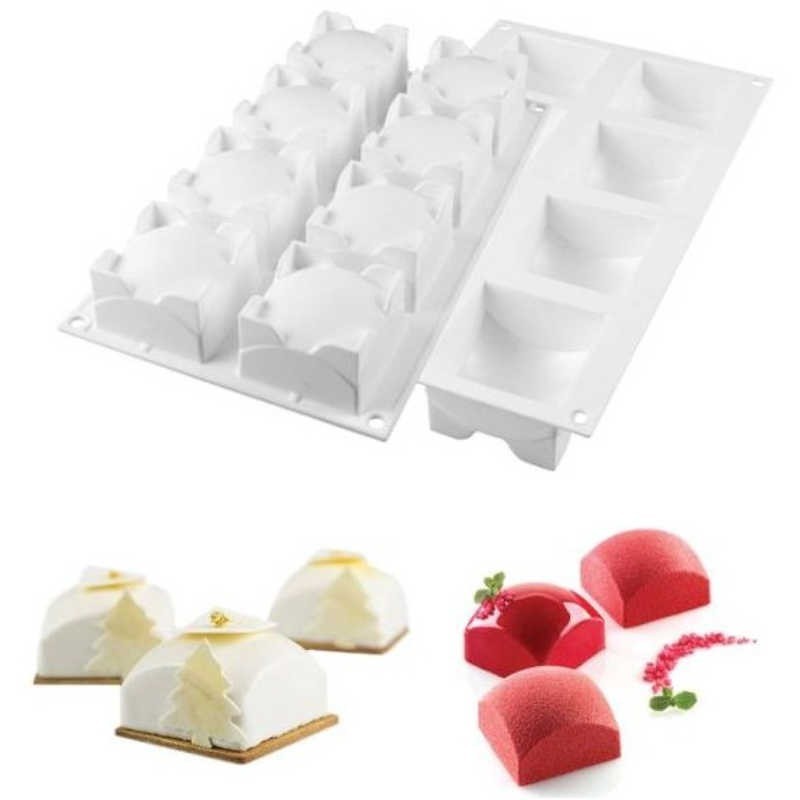 Comprar moldes de silicona 100% curveflex Silikomart square sphere 110