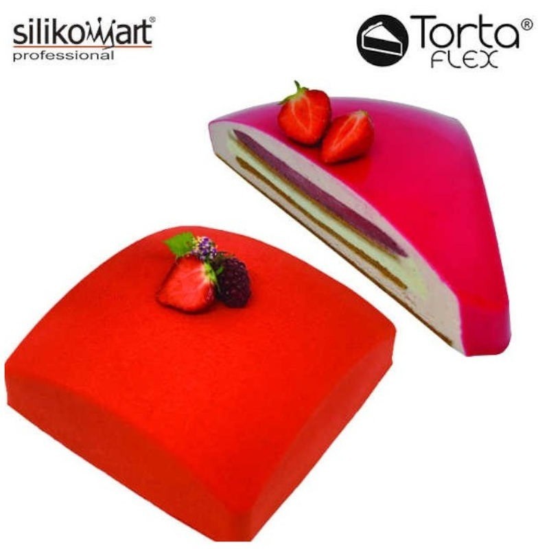 Comprar molde square sphere de silicona 1200 Tortaflex de Silikomart