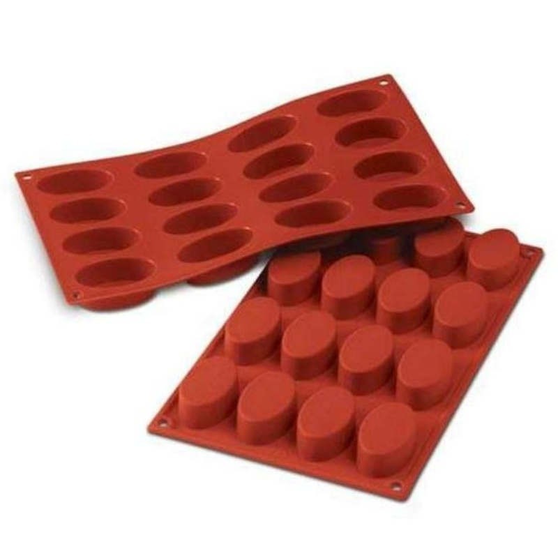 Comprar moldes de silicona ovalados de silikomart serie SiliconFlex