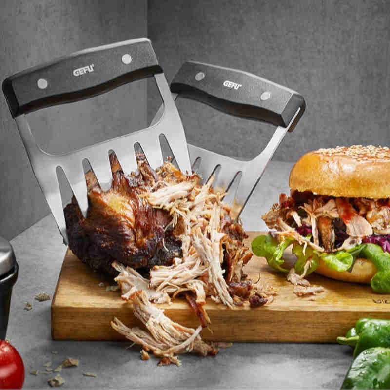 Set de garras para desmenuzar carne de acero inoxidable BBQ de Gefu