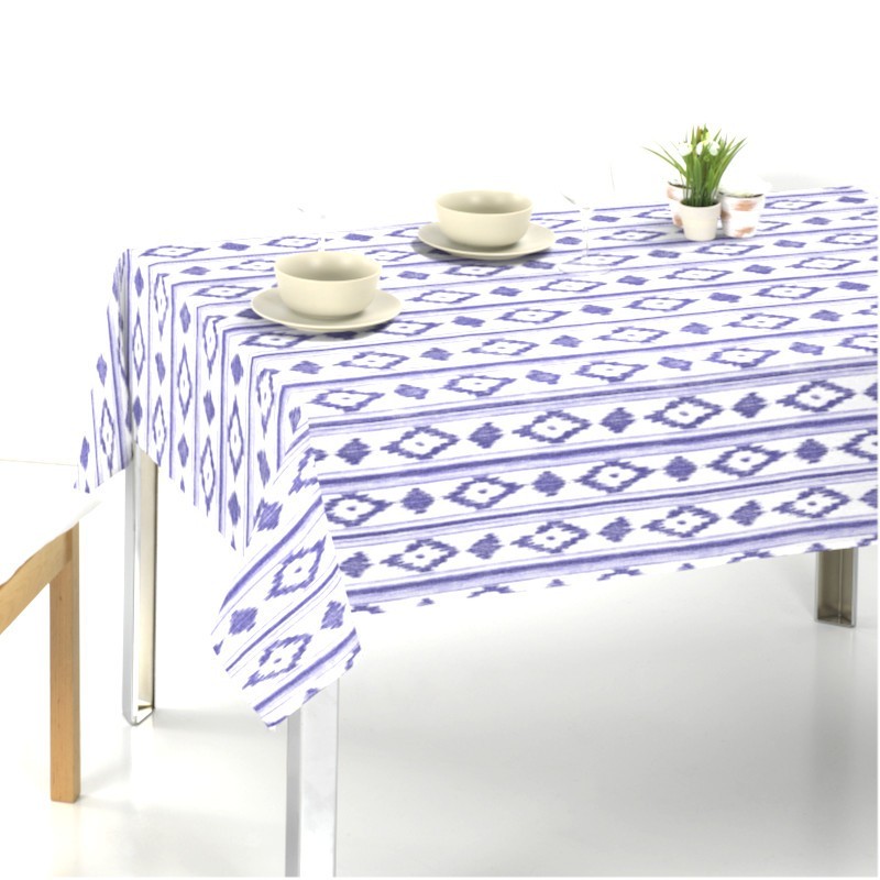 Comprar hule de mesa a medida modelo Guillem azul Yelmotex de Aitana