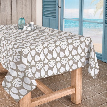 Comprar hule de mesa a medida modelo Velez White Fibratex de Aitana