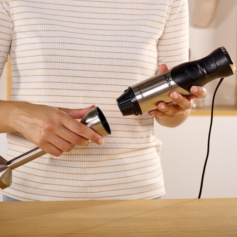 Batidora de brazo BA5610 Pro, potencia de 1500W de Solac en acreo inox