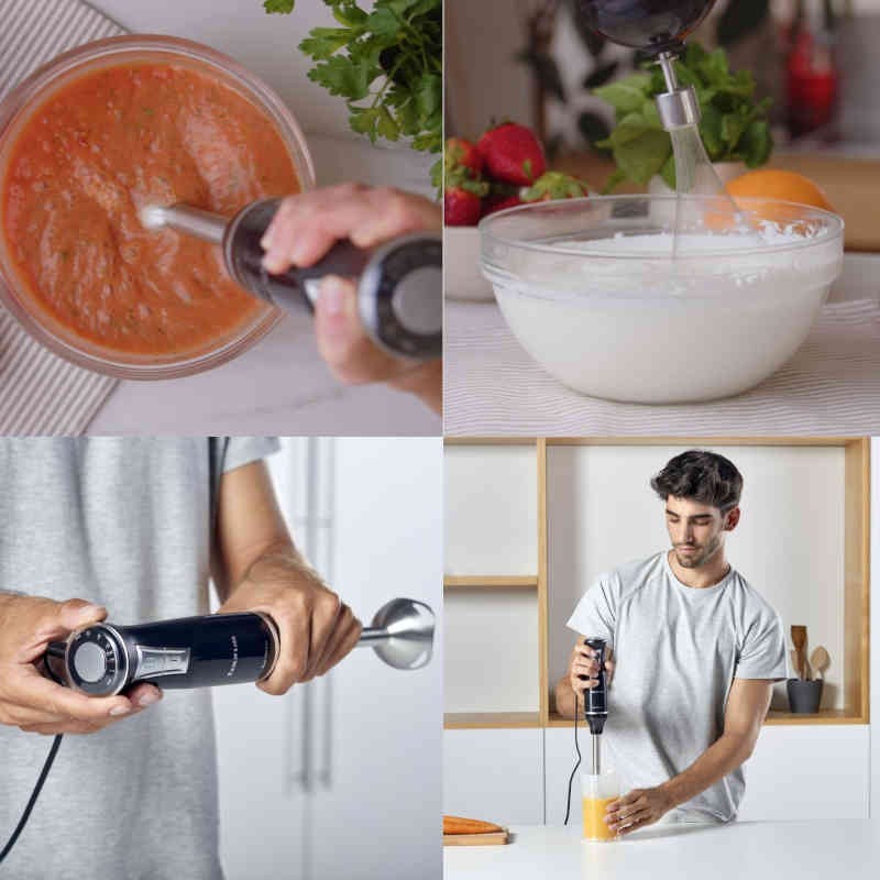 Batidora de varilla Bapi 750W Plus Inox de Taurus, con 20 velocidades