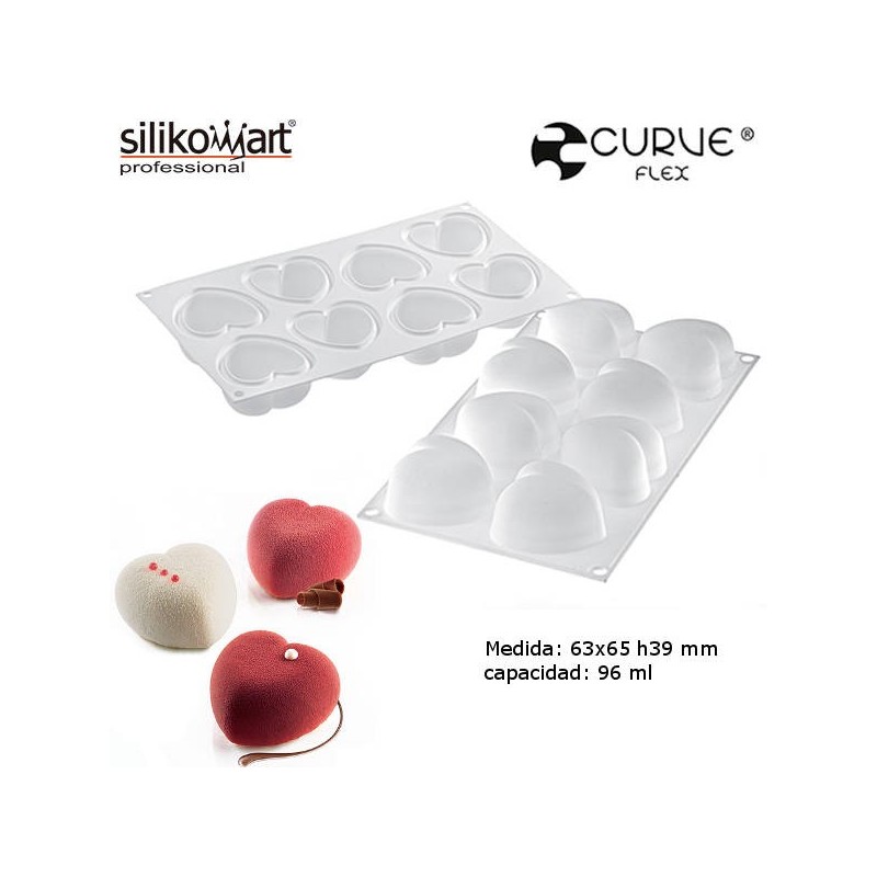 Comprar Moldes Amorini de Silikomart profesional gama Curveflex precio