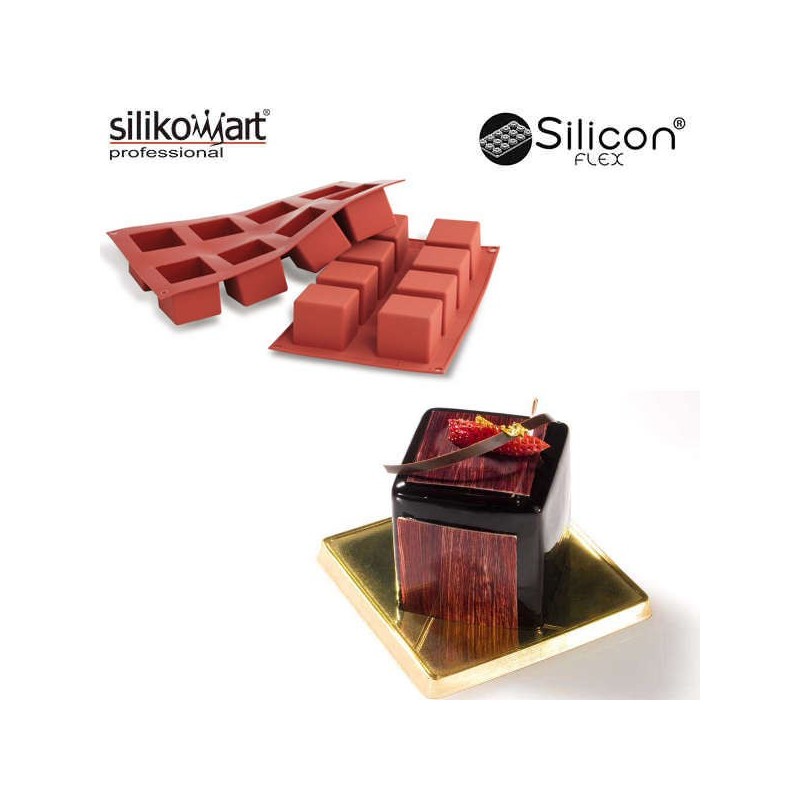 Comprar moldes silikomart profesional siliconflex sf104 sf105 cubos