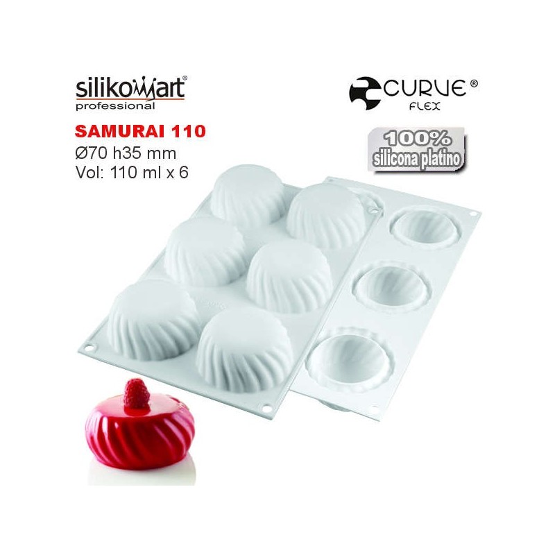 Comprar Molde de silicona Samurai CurveFlex de Silikomart