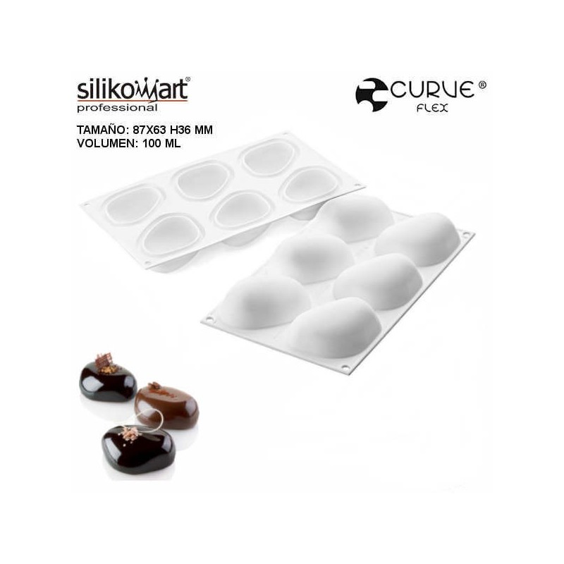 Comprar molde Zen100 de Silikomart Profesional. Precio. Hiperchef.com